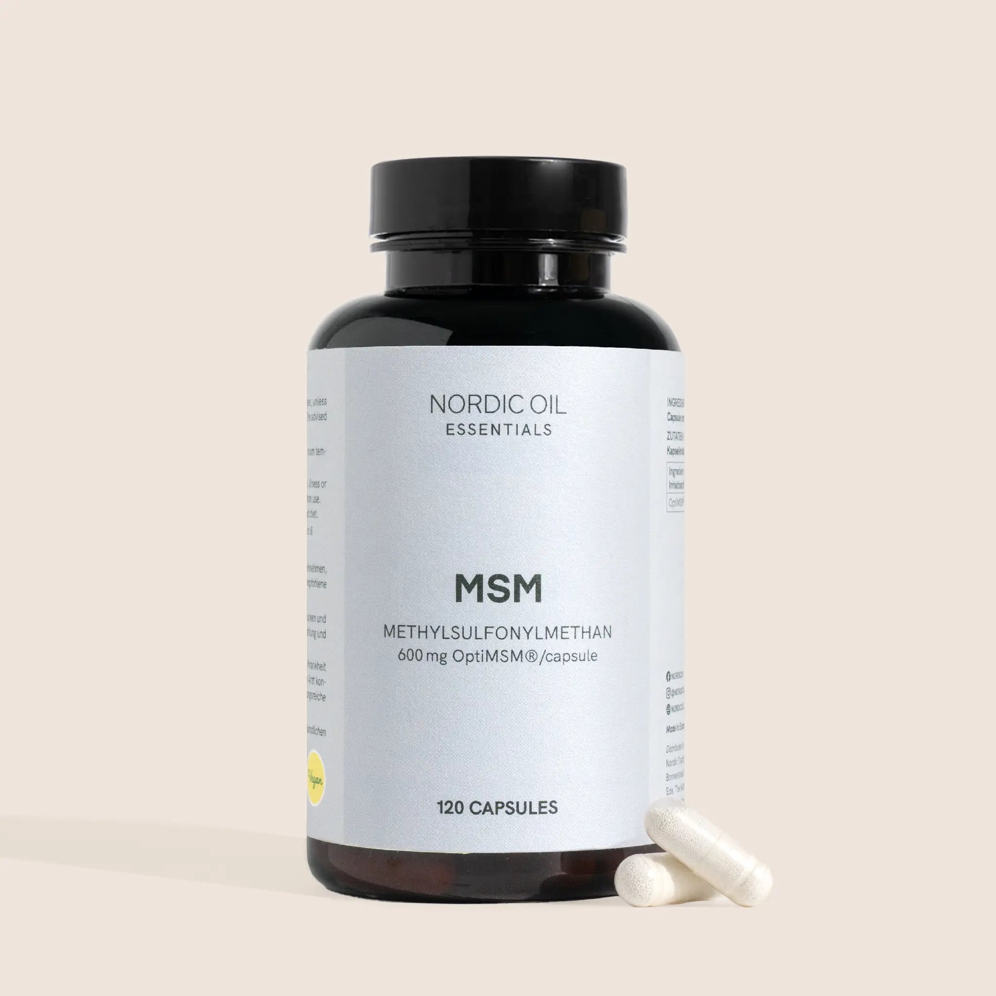 MSM-capsules - OptiMSM® 600mg