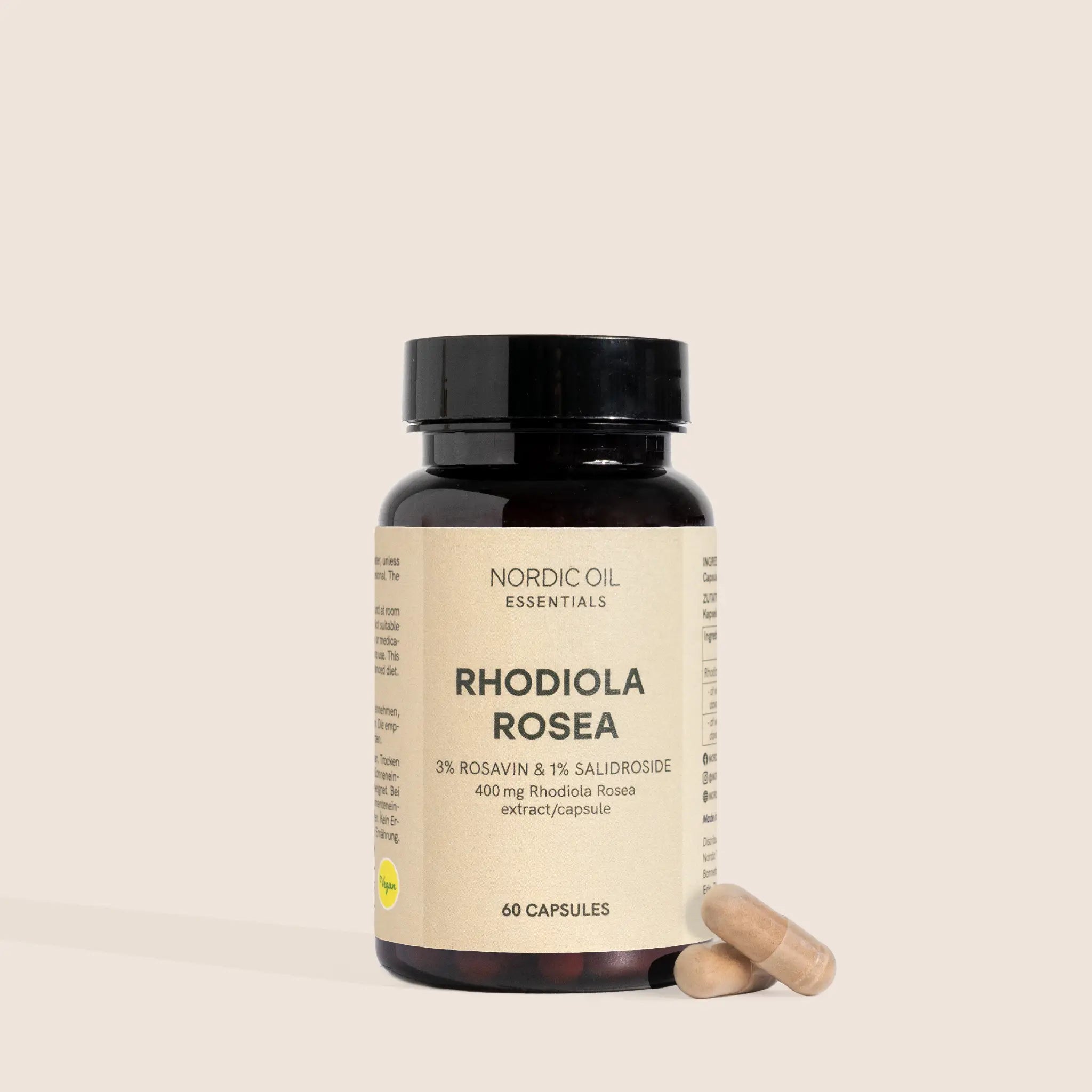 Rhodiola Capsules - Ondersteuning bij stress en uithoudingsvermogen